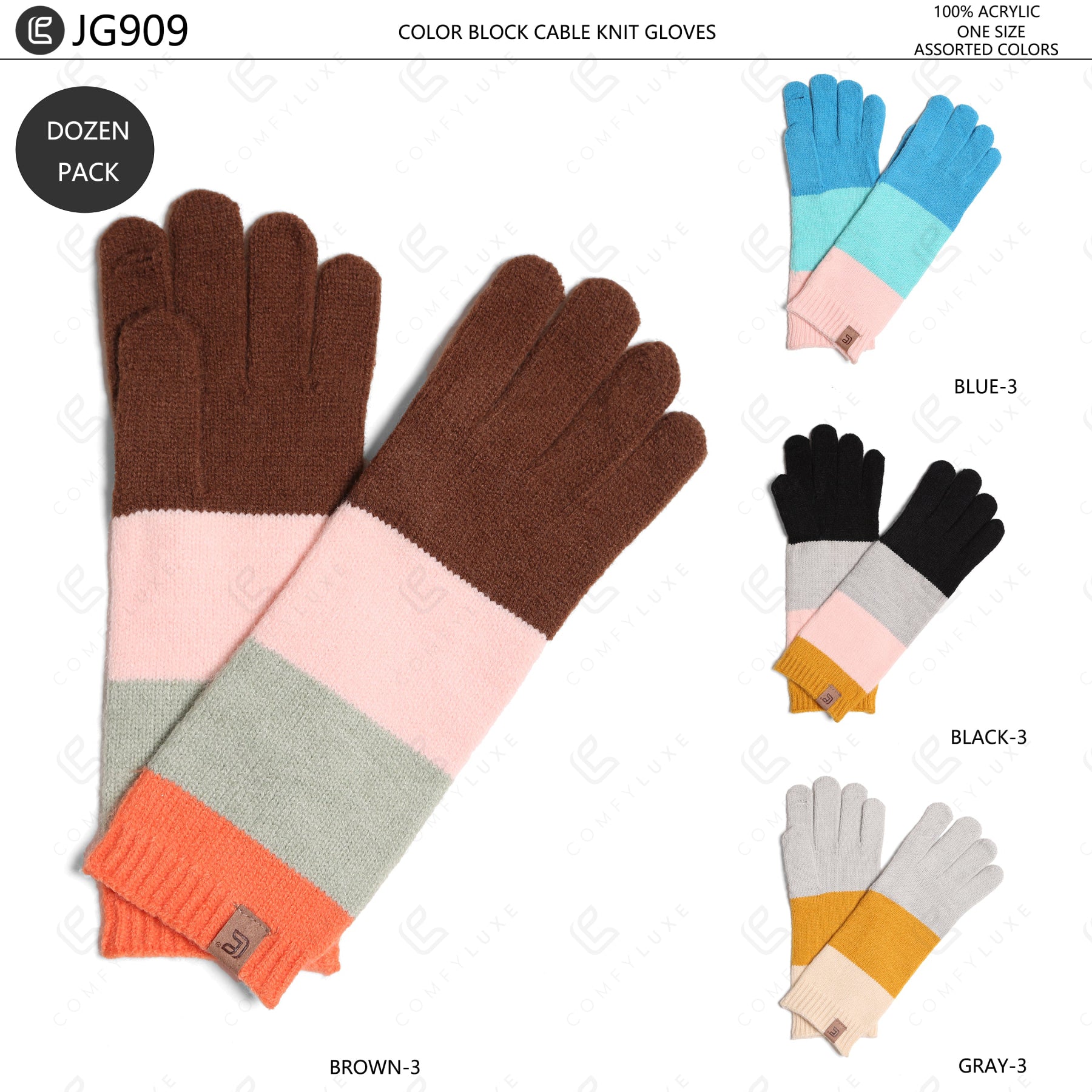 MULTI-COLORED GLOVES | JTCWHOLESALE